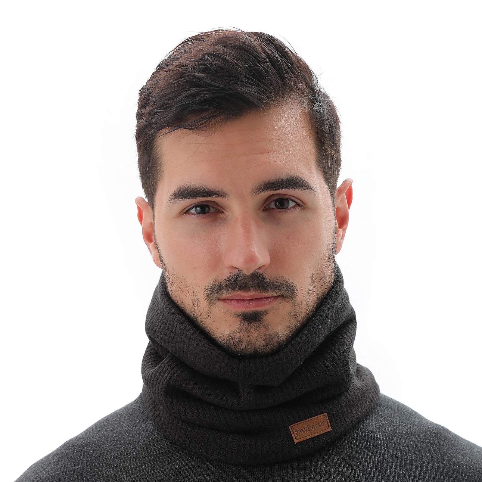 NovForth Winter Neck Warmer Men Ski, Neck Gaiter Face Scarf Women, Fleece Scarf for Men Gaiter Mask, Thick Windproof Scarves