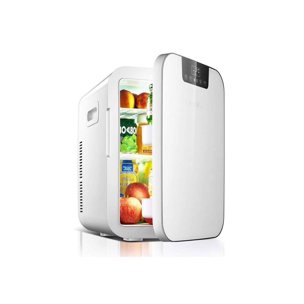 N/A Portable Compact Personal Fridge Cools & Heats Great for Bedroom Office Car Dorm Portable Makeup Skincare Fridge
