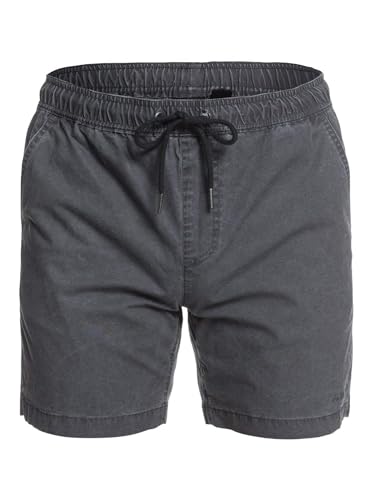Quiksilver mens Taxer Walk Casual Shorts, Black, Large US