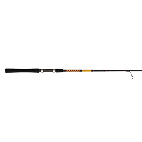 Ugly Stik Bigwater Spinning Fishing Rod, Black/Red/Yellow