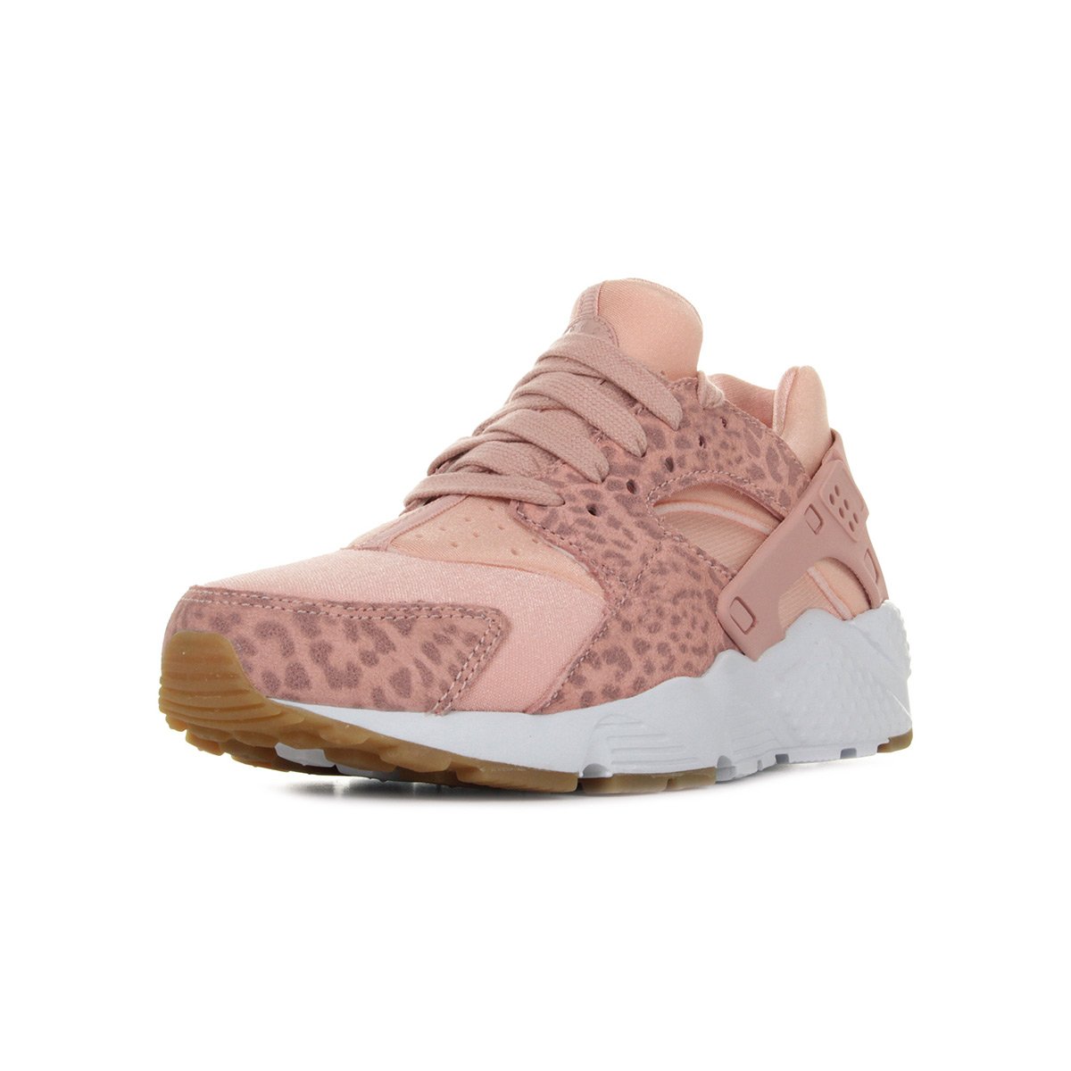 Nike girls Huarache Run SE GS Running Shoe, Coral Stardust/Rust Pink, 4 Big Kid