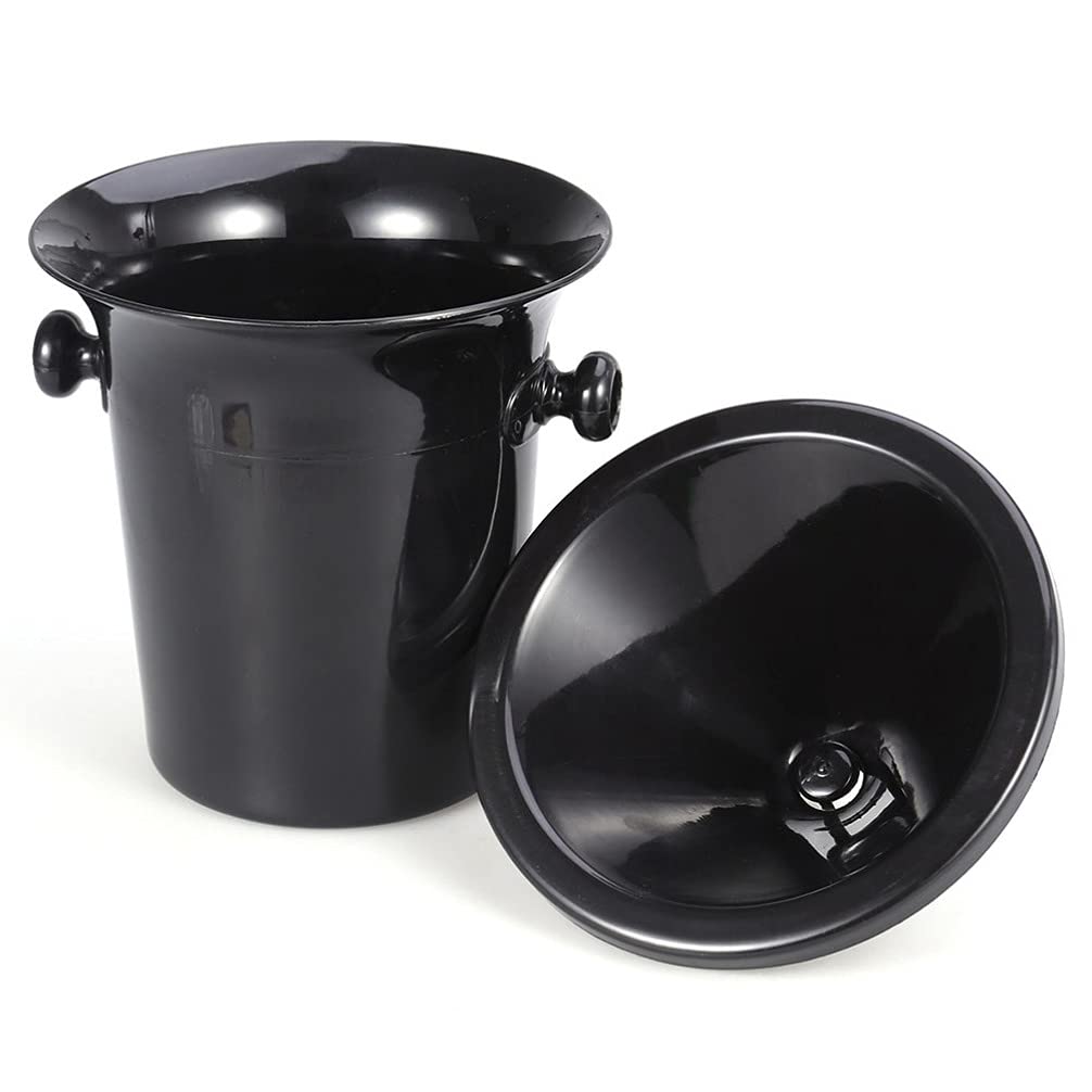 YARDWE 4Pcs Wine Tasting Dump Bucket Champagne Bucket Spit Wine Barrels Ice Bucket Cold Wine Barrels for Wine Whiskey Cocktails