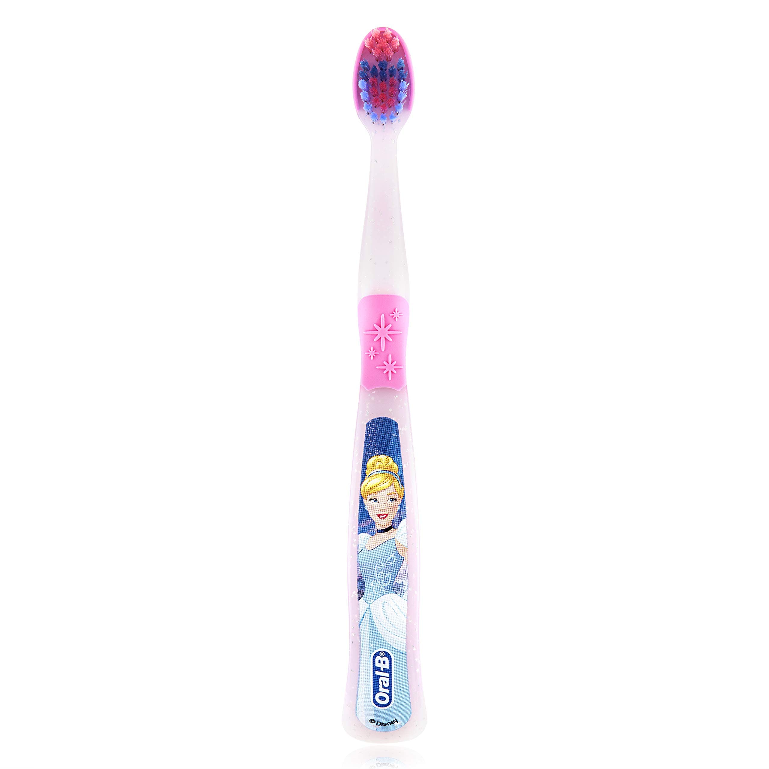 Oral-B New Princess Toothbrush for Little Girls, Children 3+, Extra Soft, Characters Vary - Pack of 6 (Characters Vary)