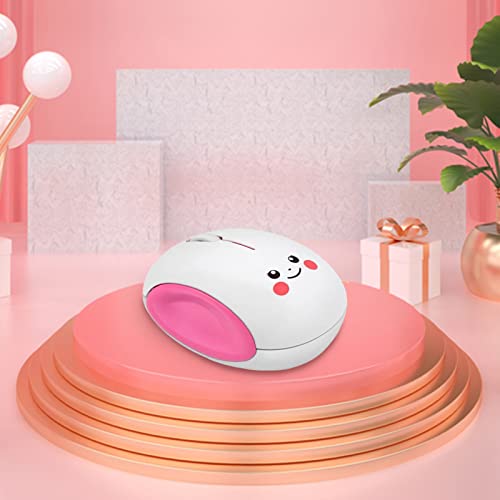 Wireless Mouse Set Ergonomic Silent Rechargeable 3 Buttons 1600DPI 2.4G Laptop PC Optical Mouse Computer White