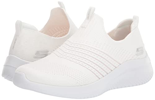 Skechers Sport Women's Women's Classy Charm Sneaker, White, 10