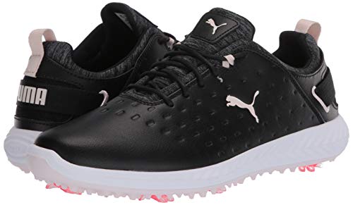 Puma Golf Women's Ignite Blaze Pro Golf Shoe, Puma Black-Rosewater, 8.5 M US