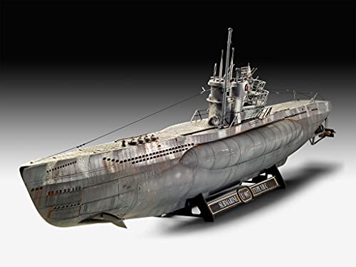 Revell Germany Level 1/72 Germany Naval Submarine Type VIIC / 41 (Premium Edition) Model 05163, RV05163