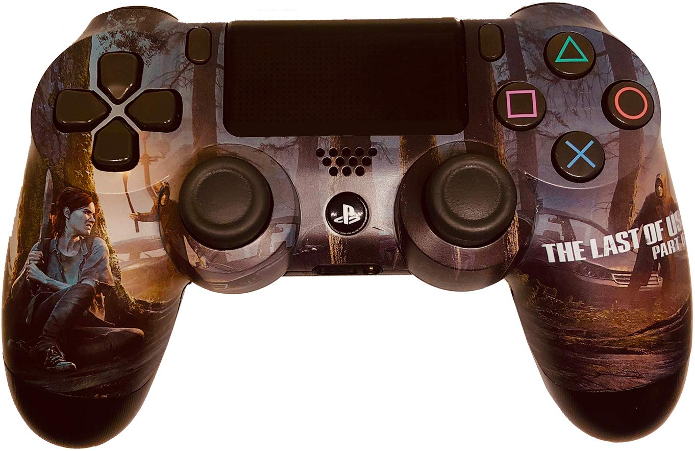 The Last Of Us 2 Fan Art Replacement Front Housing Shell Faceplate for PS4 Pro Controller JDM-050 JDM-055 (TLOU2 Ellie).