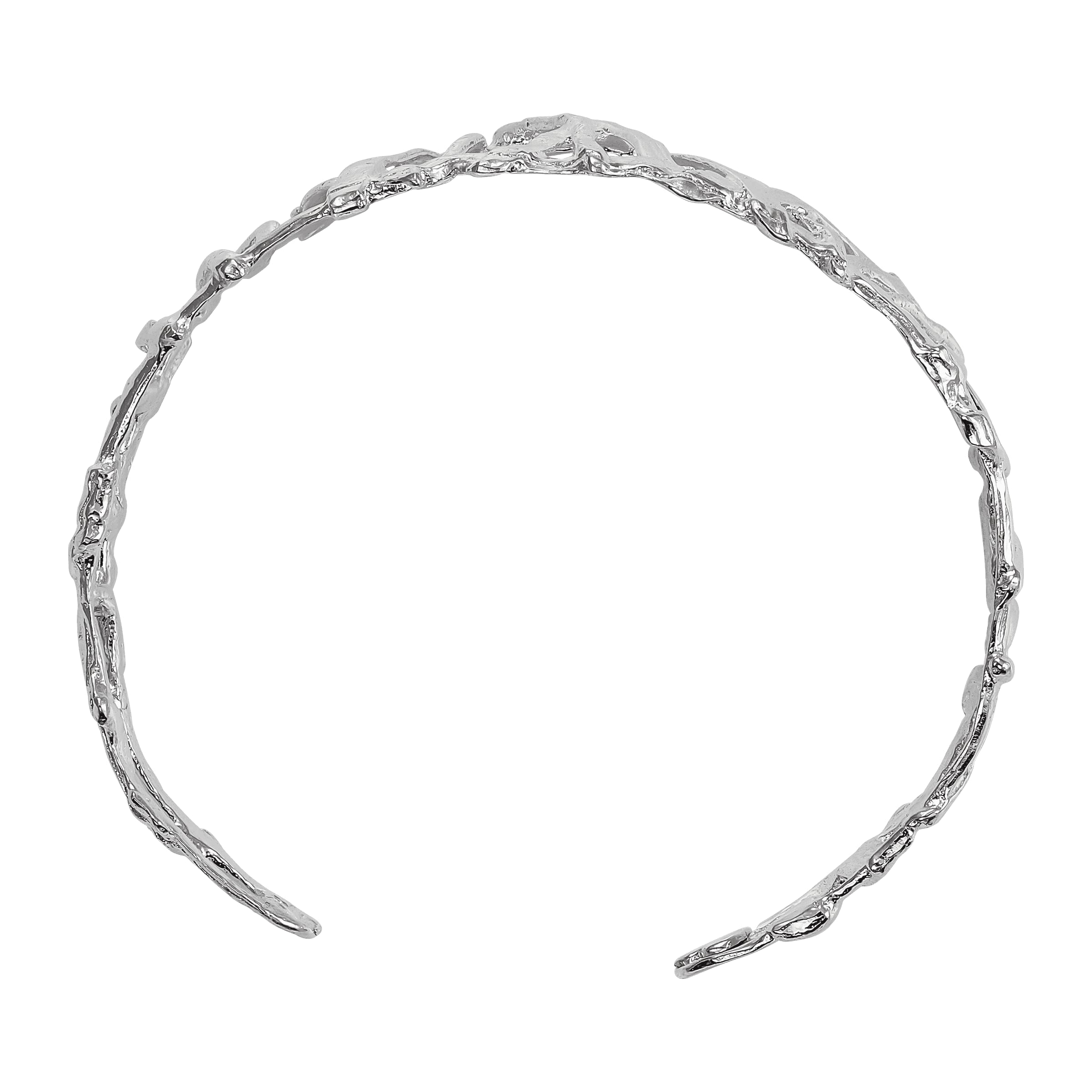 Silpada 'Heart of the Matter' Heart Cuff Bracelet in Sterling Silver & 14K Gold Plating, 7"