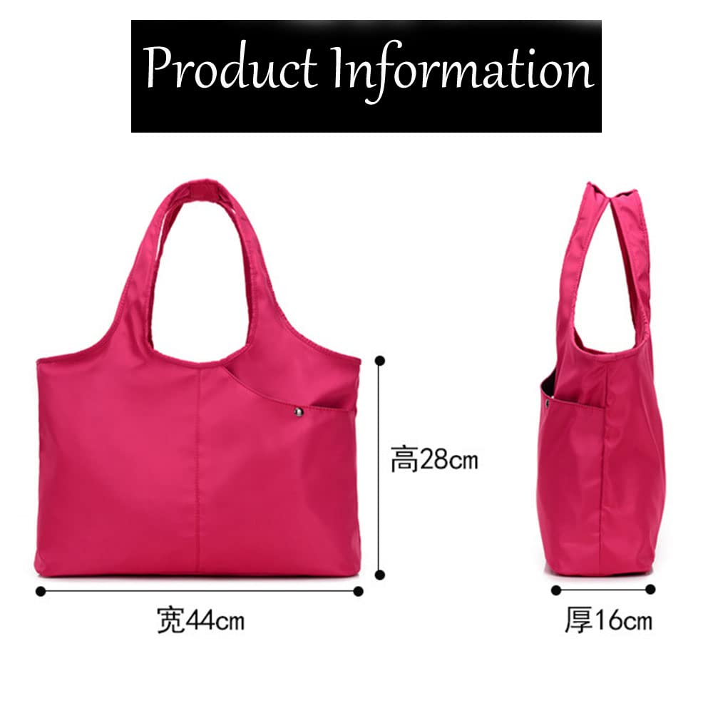 TFXATFX Dark blue Multifunctional Nylon Handbag Mummy Tote Multi-pocket Portable Women's Shoulder Bag Casual Cloth Bag