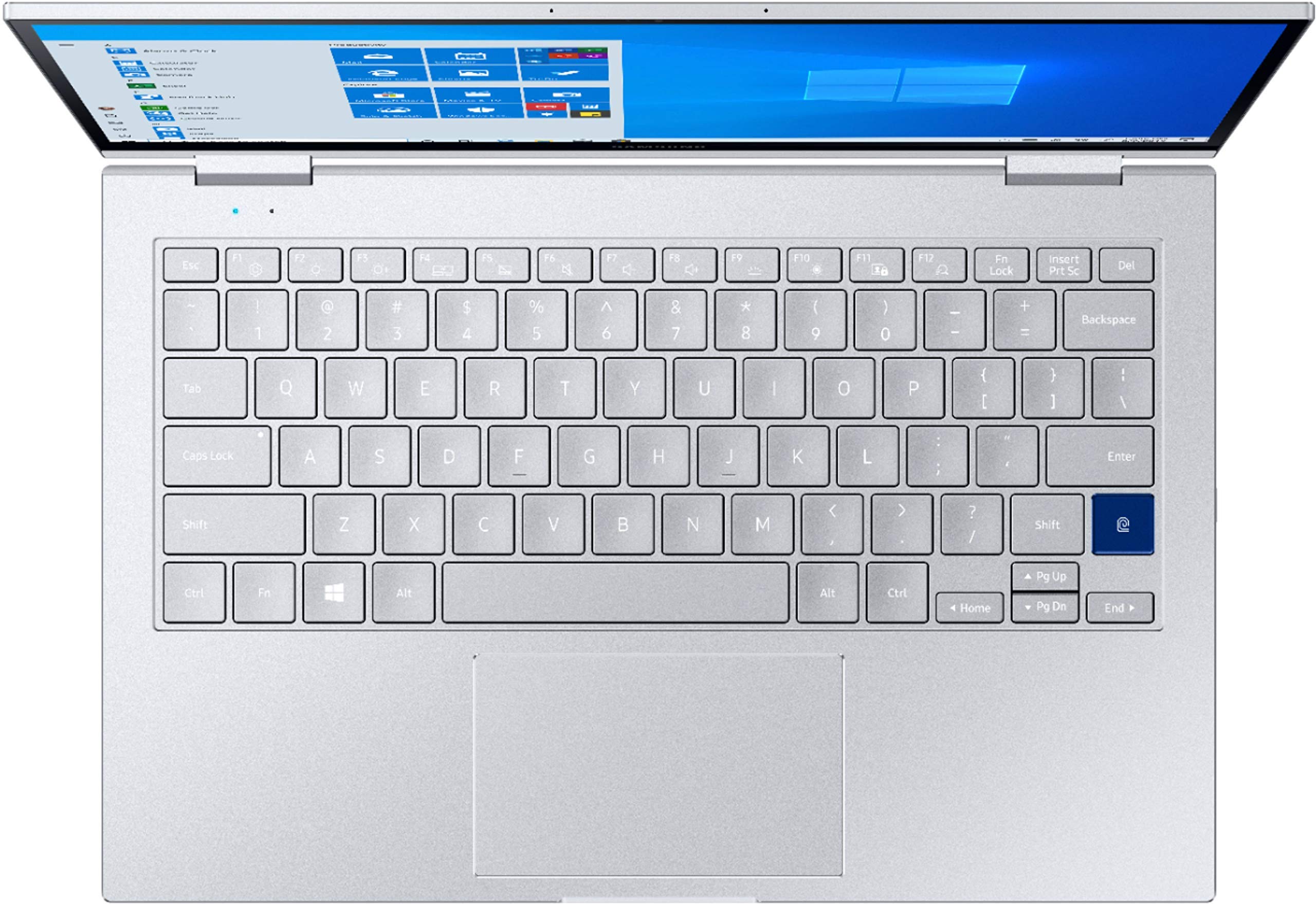 Samsung Galaxy Book Flex Alpha 2-in-1 13.3-inch QLED Touch-Screen Laptop Intel Core i5 8GB Memory 256GB SSD Royal Silver NP730QCJ-K01US (Renewed)