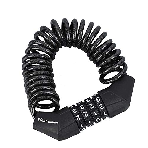 ZMYDZ Bicycle Lock Mountain Bike Lock Anti-Theft Password Combination Number Code Lock Fixed Bicycle Lock Portable Steel Cable Lock Bike Lock