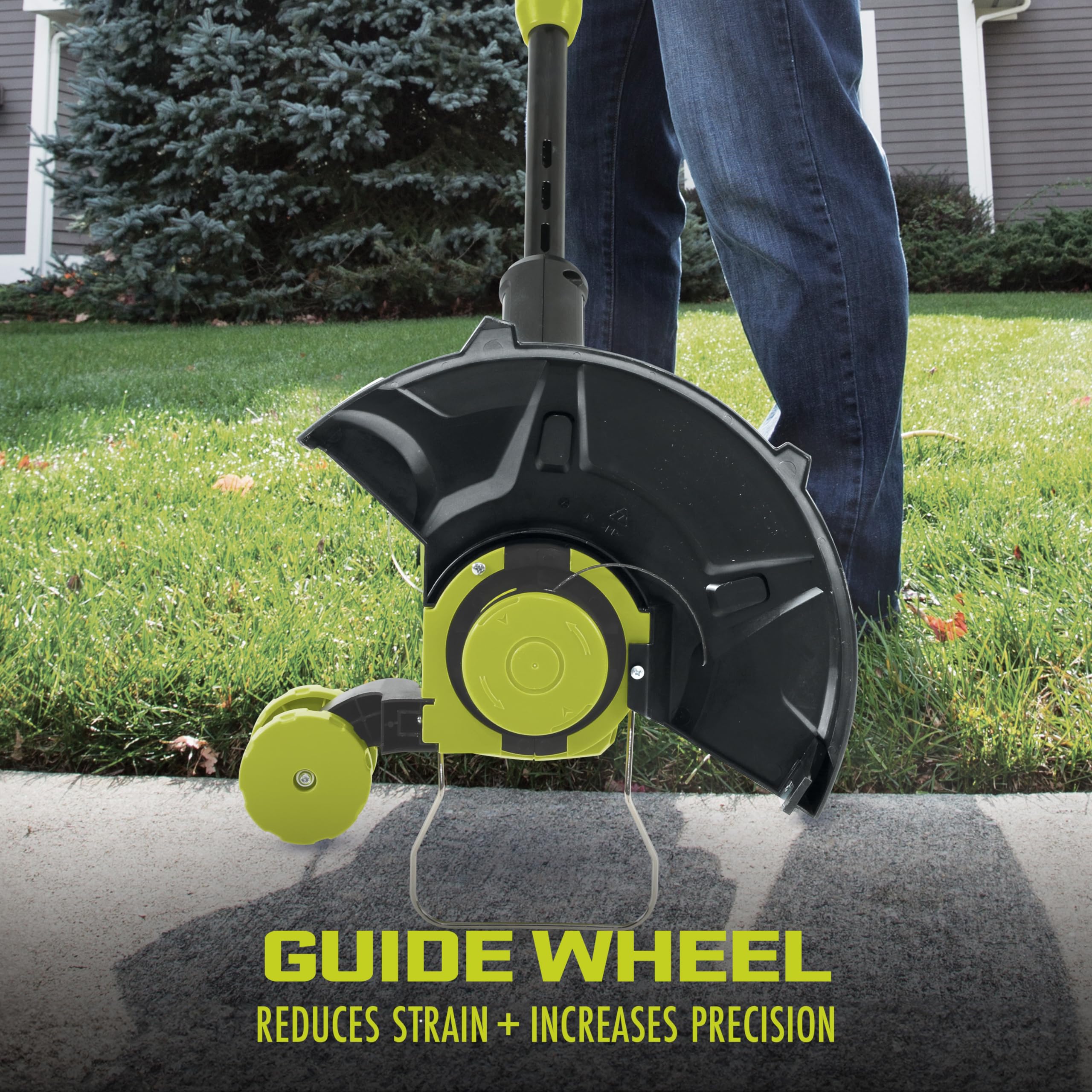 Sun Joe 24V-ST14 24-Volt IONMAX Cordless Dual Line String Trimmer Kit, W/ 4.0-Ah Battery and Charger, 12-Inch