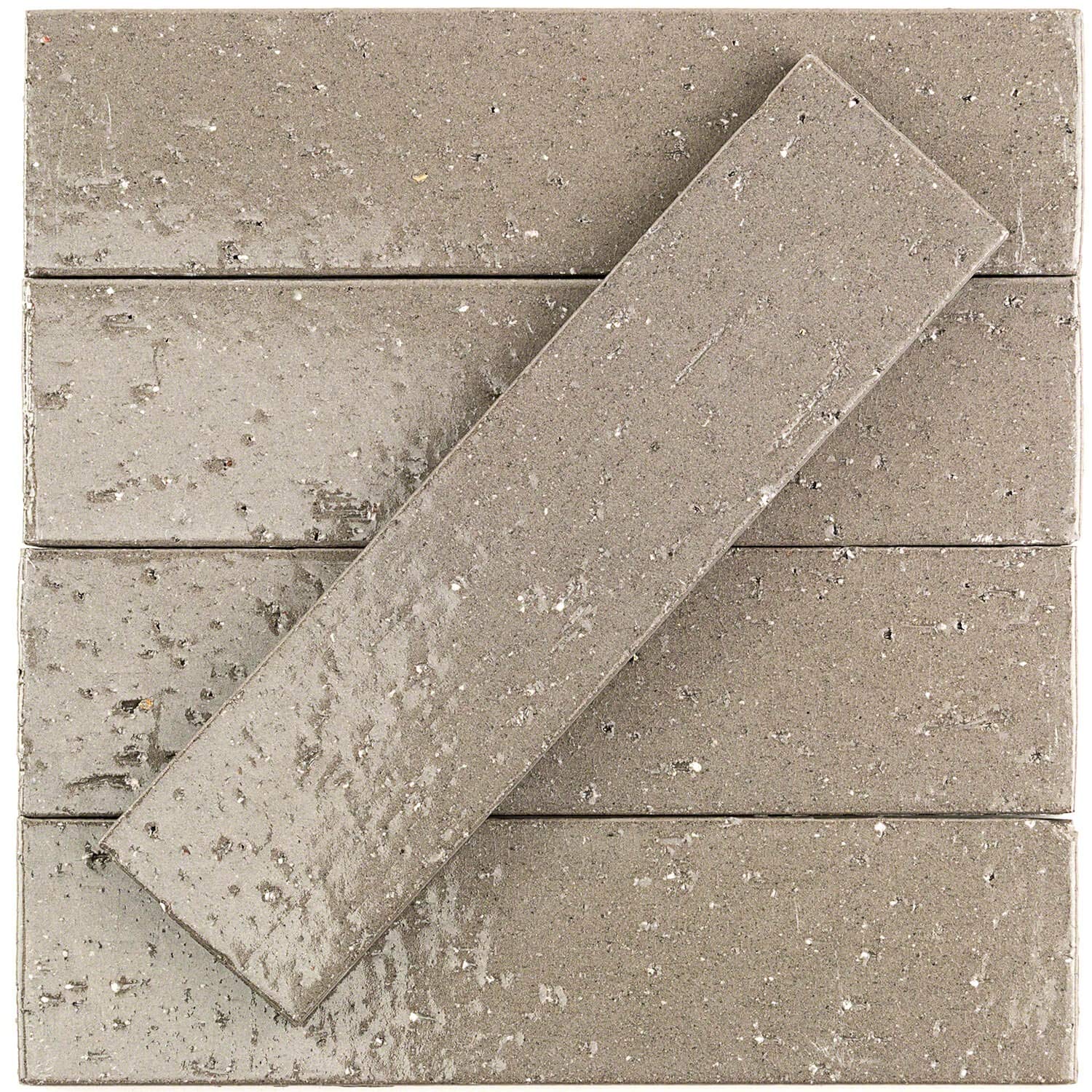 Rhythmic Creek 2" x 9" Glazed Clay Subway Tile (Sample)