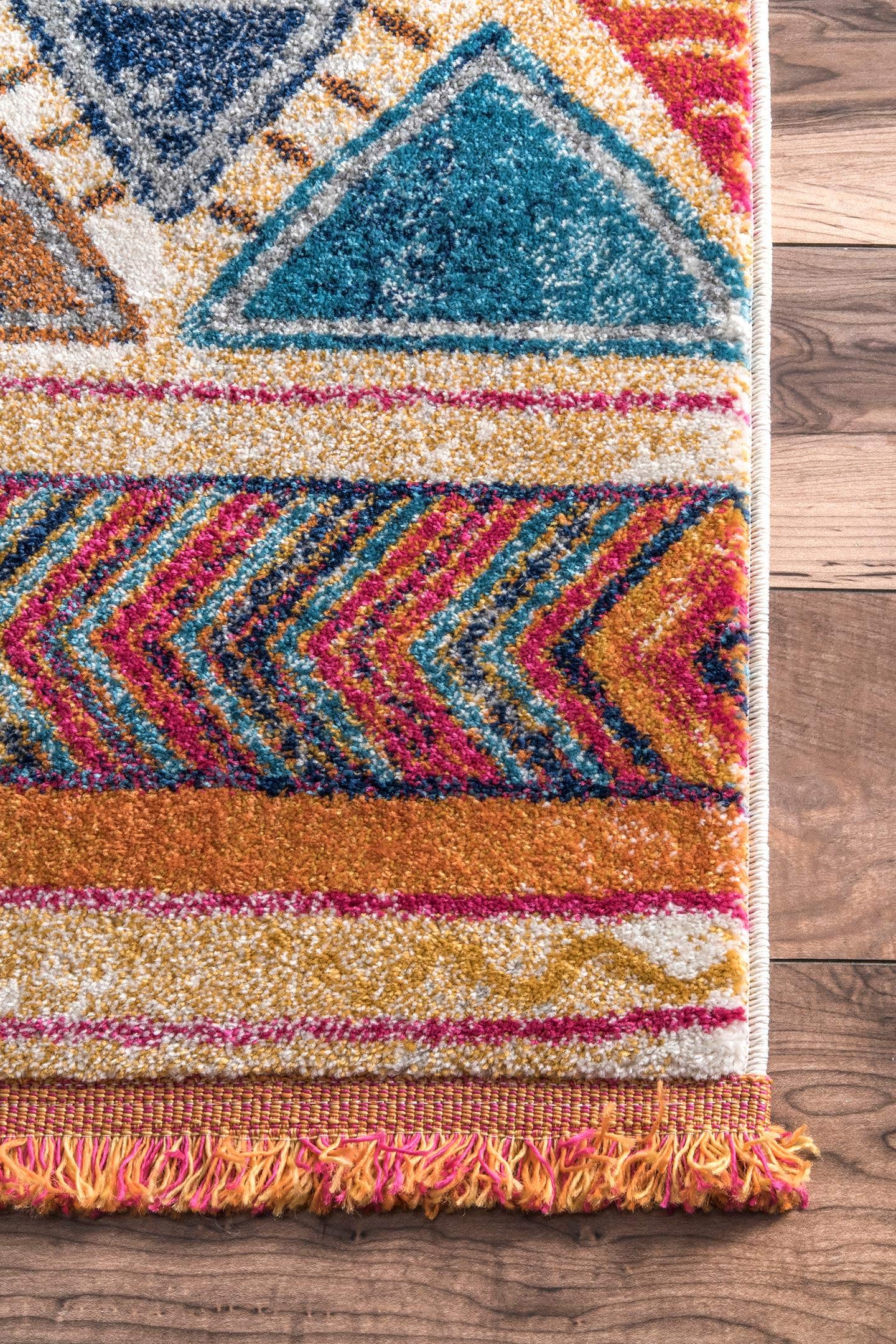 nuLOOM Rochelle Aztec Area Rug, 8' x 10', Orange