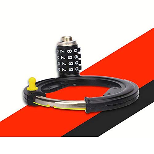ZMYDZ Bicycle Lock Bicycle Horseshoe Lock Claws Anti-Theft Locks Words Password Bike Fixed Steel Lock Strong Security Motorcycle Bicycle Locks Bike Locks