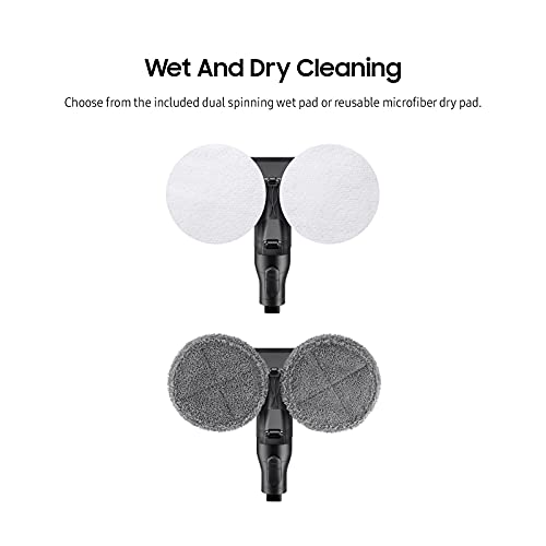 SAMSUNG Wet/Dry Jet Stick Spin Brush, Silver
