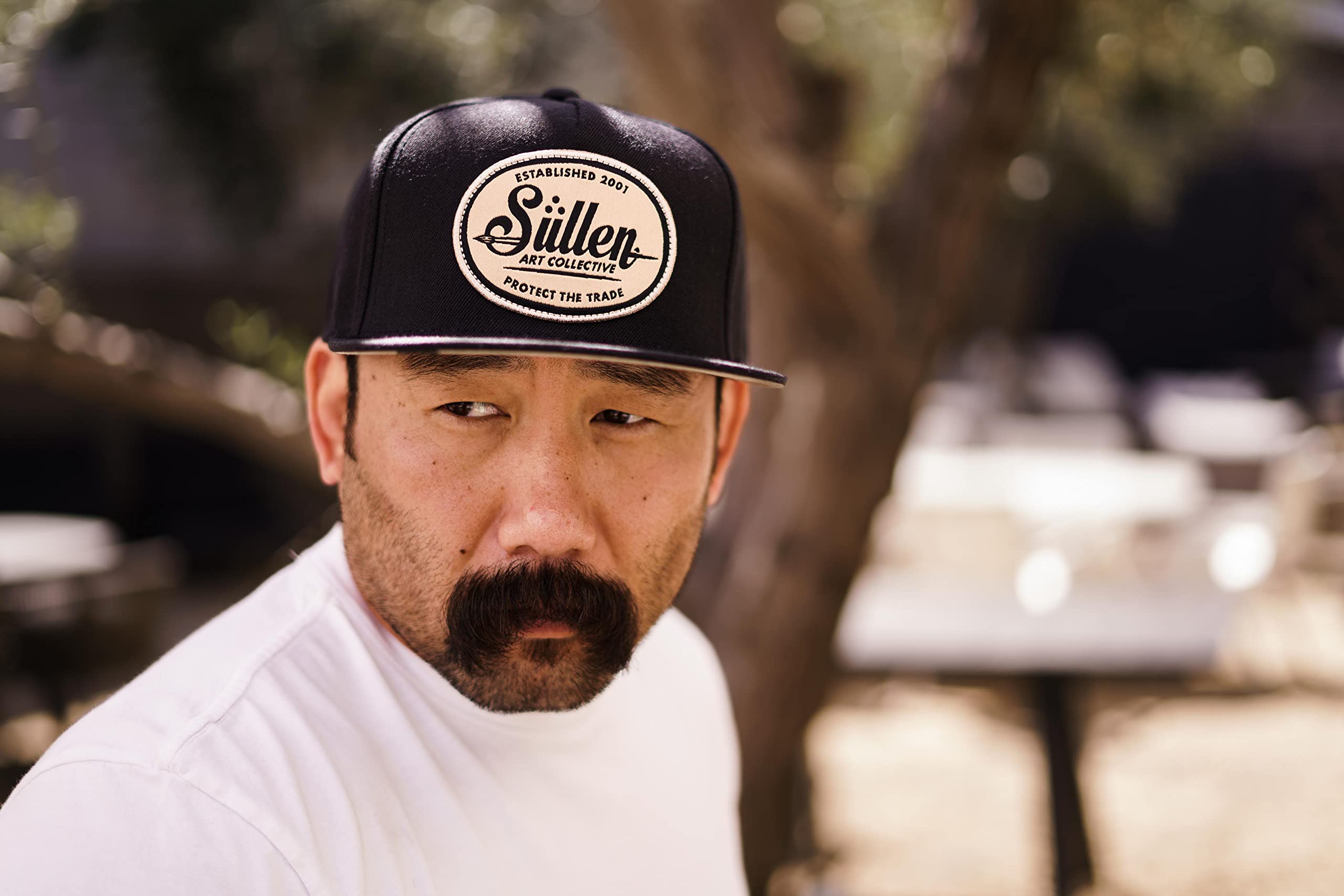 Sullen Establishment Snapback Tattoo Lifestyle Hat (Black/Khaki)