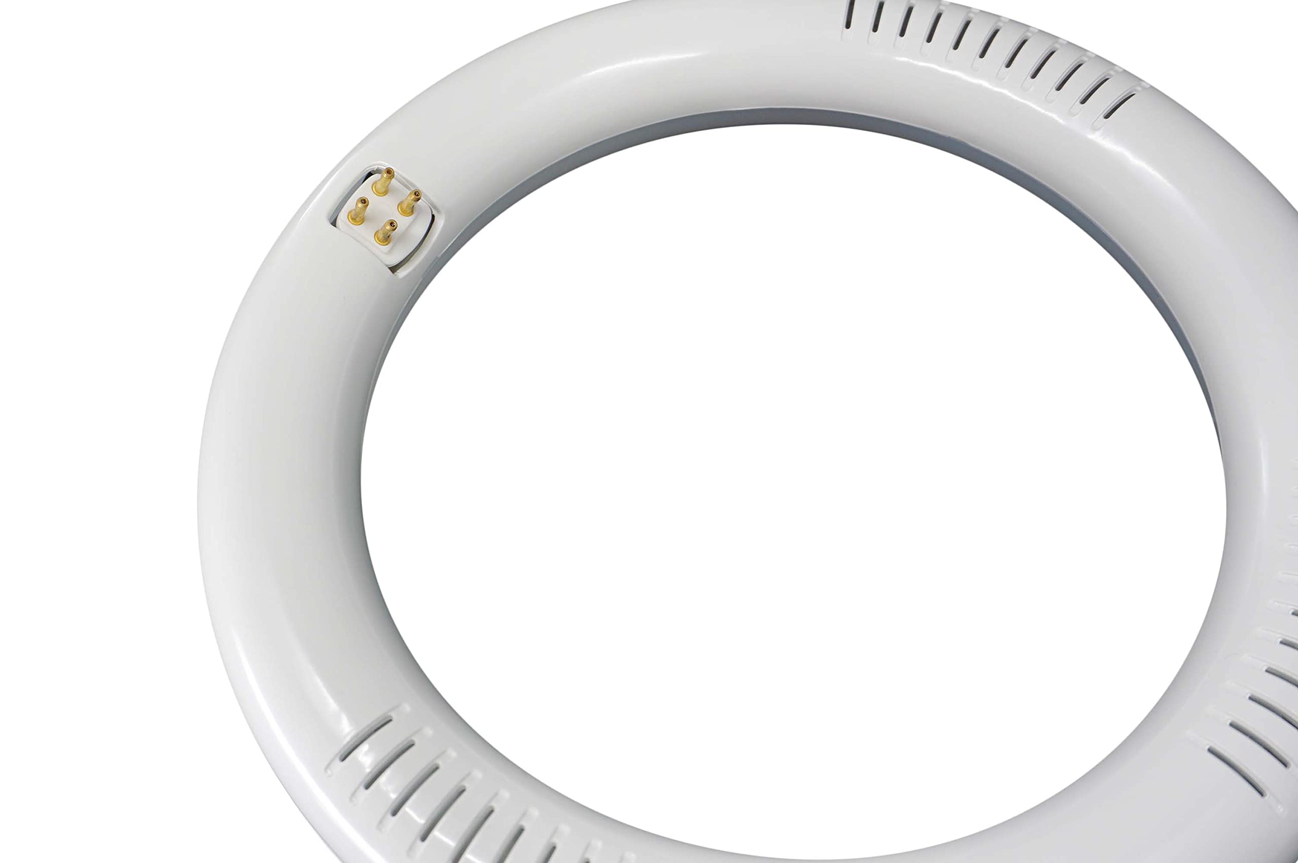 NYLL - 6 Inch/ 6" Plug & Play T9 Circline LED Lamp - Warm White (2700K) Circular Bulb Directly Relamp & Replace 20 Watt Fluorescent Bulb FC6T9/WW (without rewiring or modification) - Ballast Required!