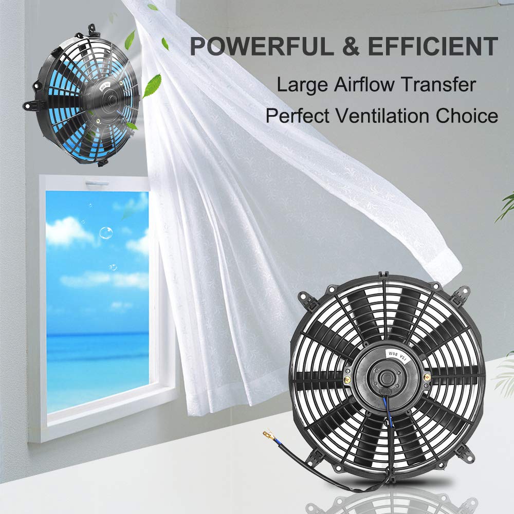 Pumplus 80W DC Motor 12 inch Solar Attic Fan, Cool Your Attic and Protect Your Home All Year Long