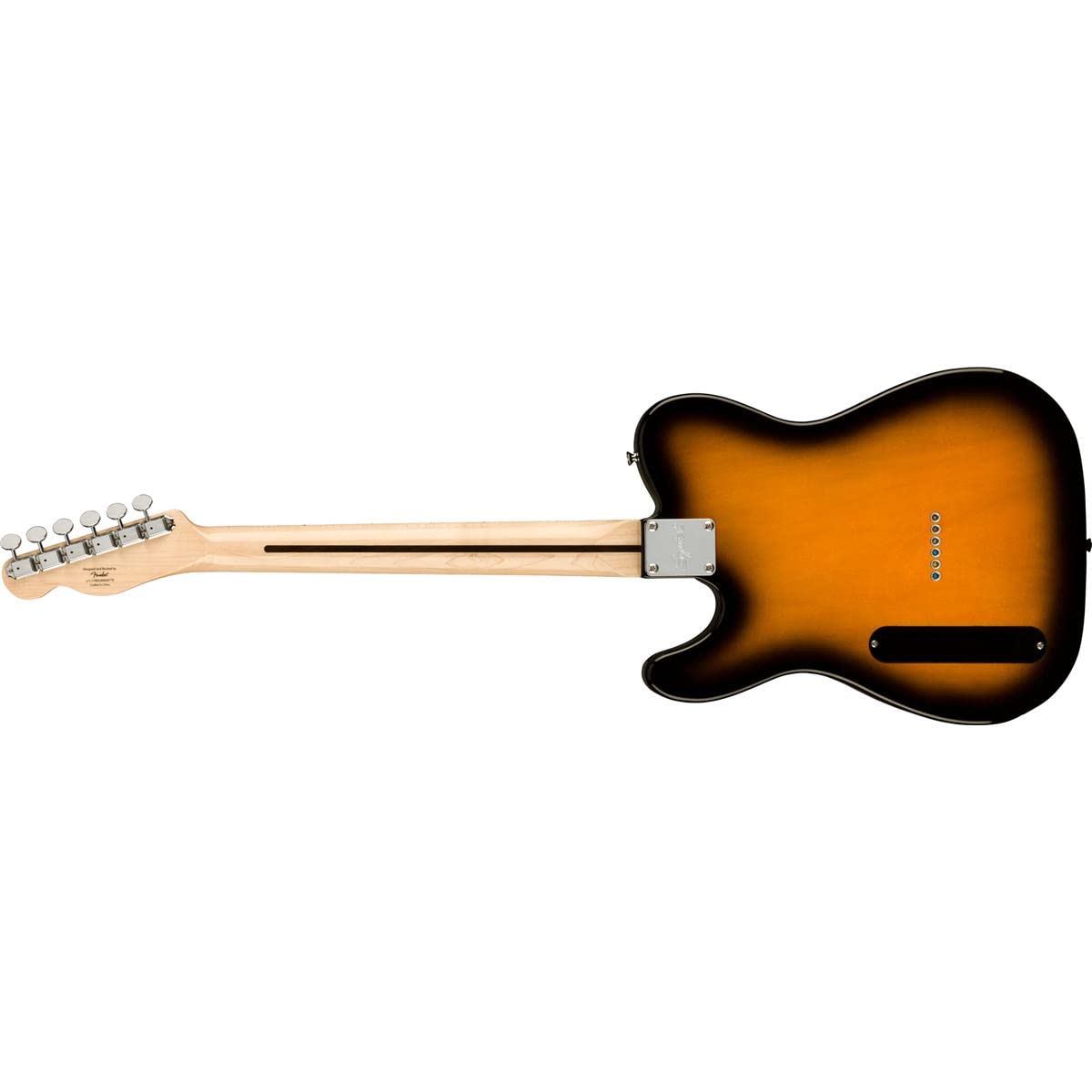 Squier Paranormal Cabronita Thinline Telecaster Electric Guitar, with 2-Year Warranty, Lake Placid Blue, Maple Fingerboard