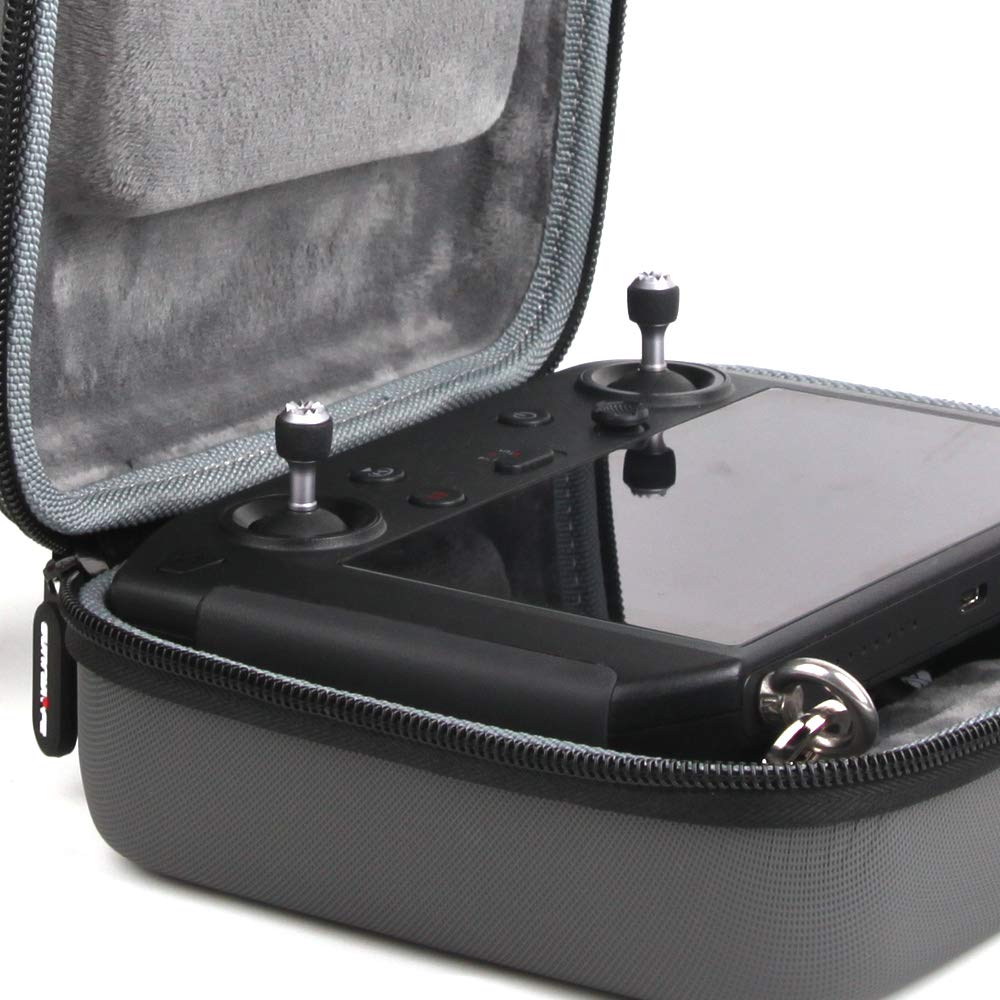 Rantow Mavic 2 Remote Controller Storage Case Hand Bag - Waterproof Hard Shell Carrying Box Compatible with DJI Mavic 2 PRO & Zoom Drone Smart Controller Accessories - w/Padded Foam Screen Protection