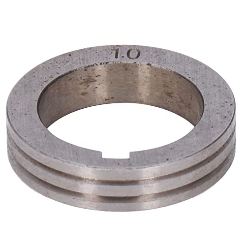 Welder Drives Roll, 5Pcs Stable Feeding High Accuracy Welders Wire Feed Roller 1.0β1.2mm Grooves Bearing Steel Wear Resistant for Welding Components