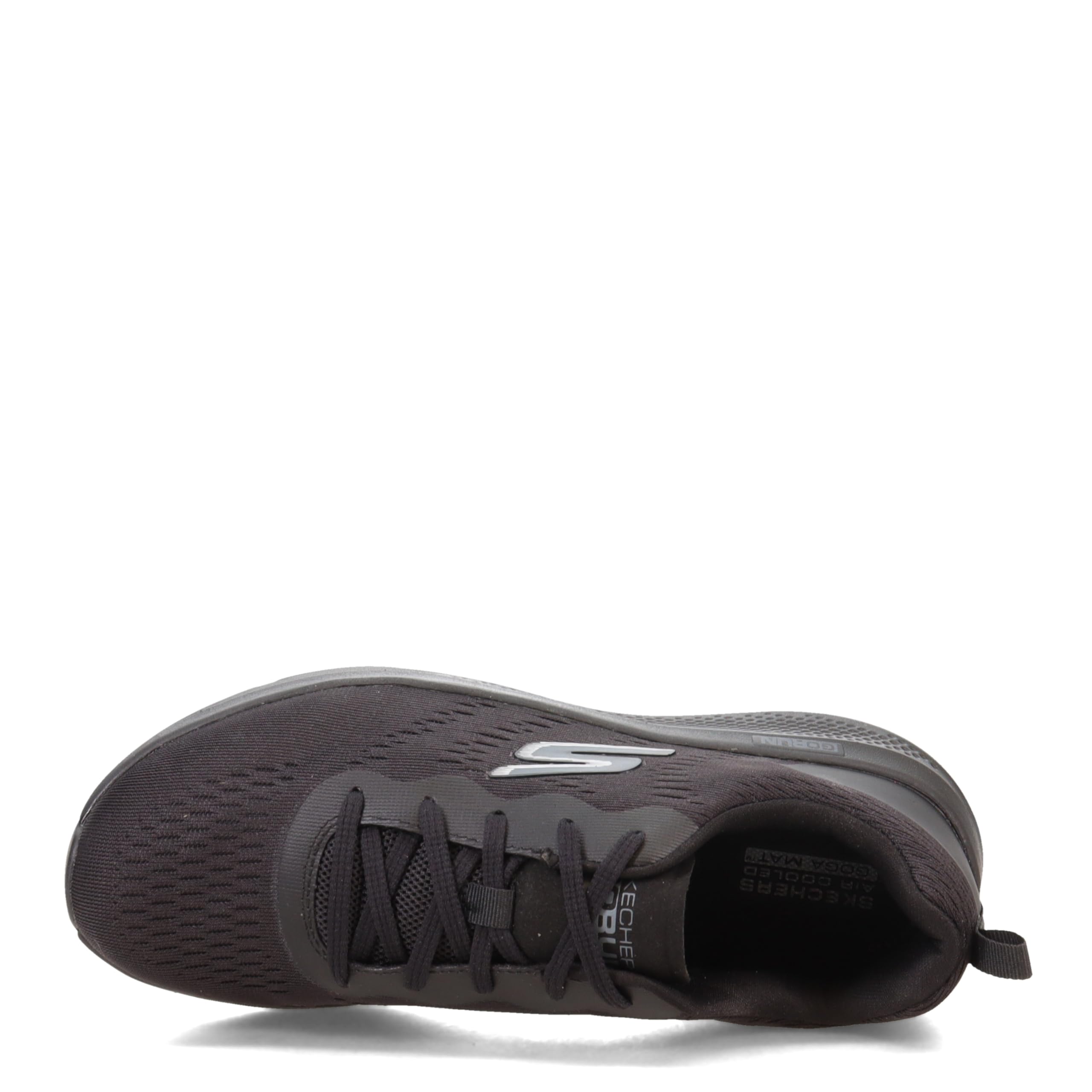 Skechers Women's Go Run Elevate Sneaker, Black/Black, 8