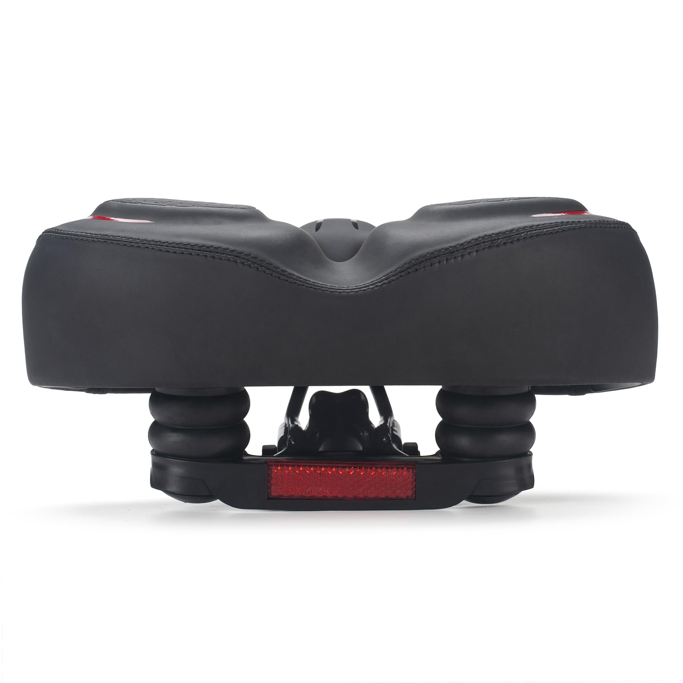 Oversized Comfort Bike Seat Most Comfortable Extra Wide Soft Foam Padded Exercise Bicycle Saddle for Men Women Senior, Universal Fit for Cruiser, Stationary, Spin Bikes & Outdoor Cycling
