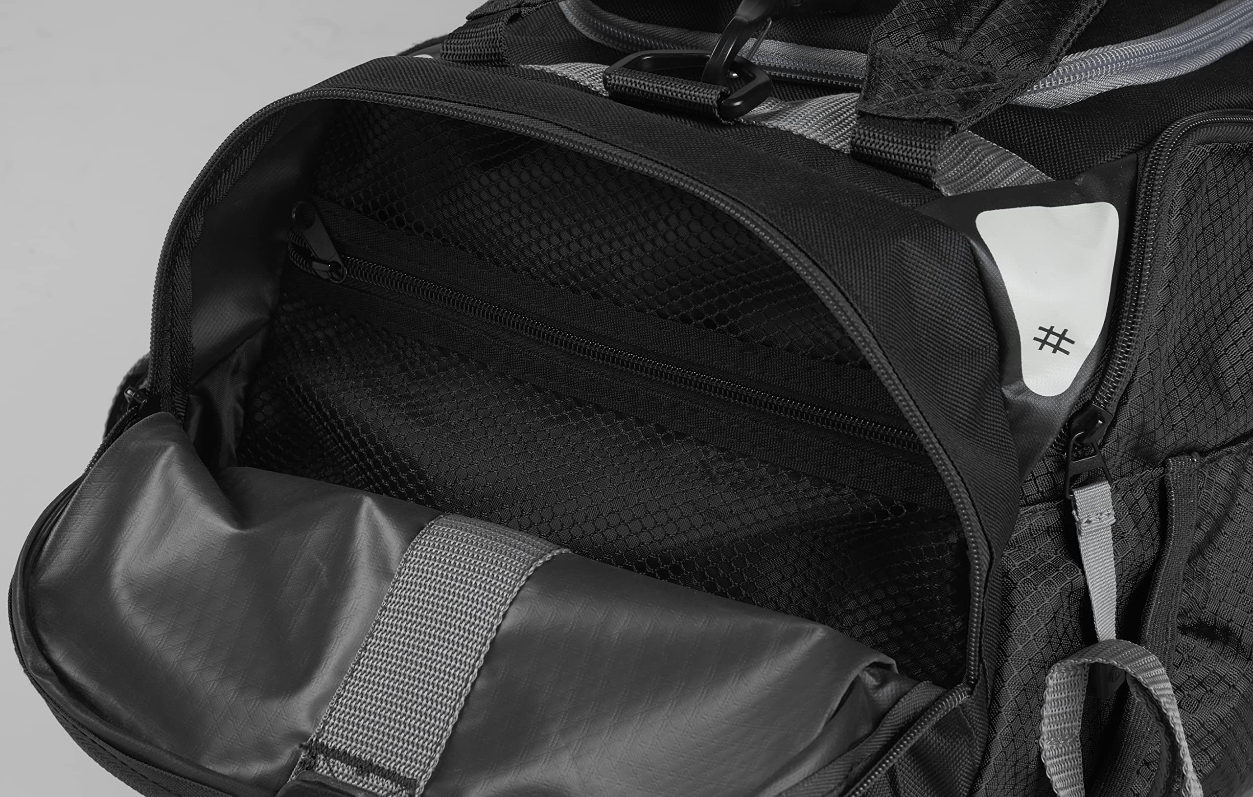 Rawlings | R601 Hybrid Backpack/Duffle Equipment Bag | Baseball/Softball | Black