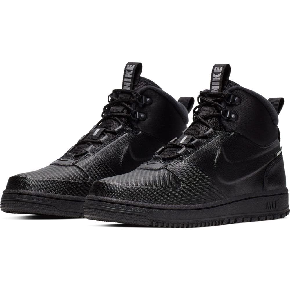 Nike Men's Basketball Shoe, Black Black Metallic Pewter, 10.5