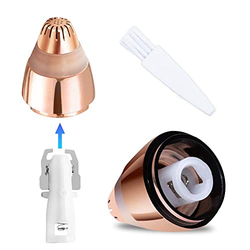 Replacement Heads for Finishing Touch Flawless Brows Eyebrow Facial Hair Remover, Rose Gold - Pack of 2