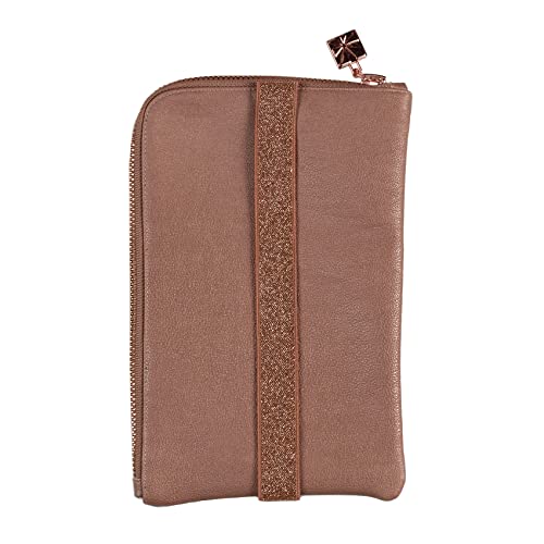 Ultimate Planny Pack - Rose Gold. Planner Accessory Pouch. Inside Pockets and Extended Metal Zipper. Elastic Band to Secure Around Planner or Notebook. Vegan Leather Organizer Case by Erin Condren.