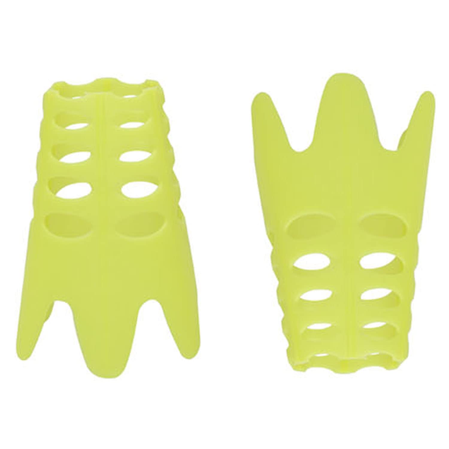 ZRM&E 18pcs Golf Mat Tees Yellow Plastic Golf Simulator Tees for Winter Turf and Driving Range Home Training Golf Tees (12 x High Size + 6 x Short Size)