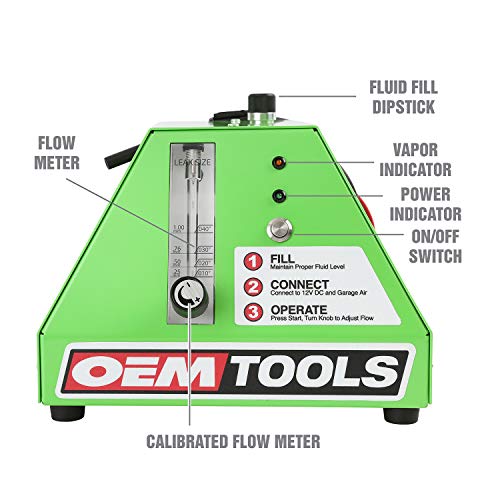 OEMTOOLS 24684 Vacuum and Evap Emissions Smoke Diagnostic Leak Detector, Not for Turbos, Smoke Machine Automotive, Green, Made in The USA
