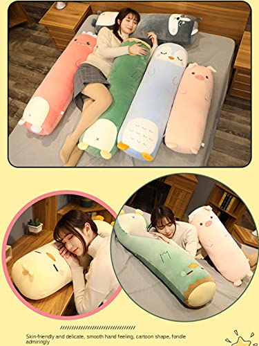 MUPI Long Plush Cute Body Pillows Cuddle Pillow Sleeping Big Pillows for Bed Kids Body Pillow Animal Shaped Pillow Boyfriend Pillow Toy Gift for Girlfriend (Bear 27 Inch )