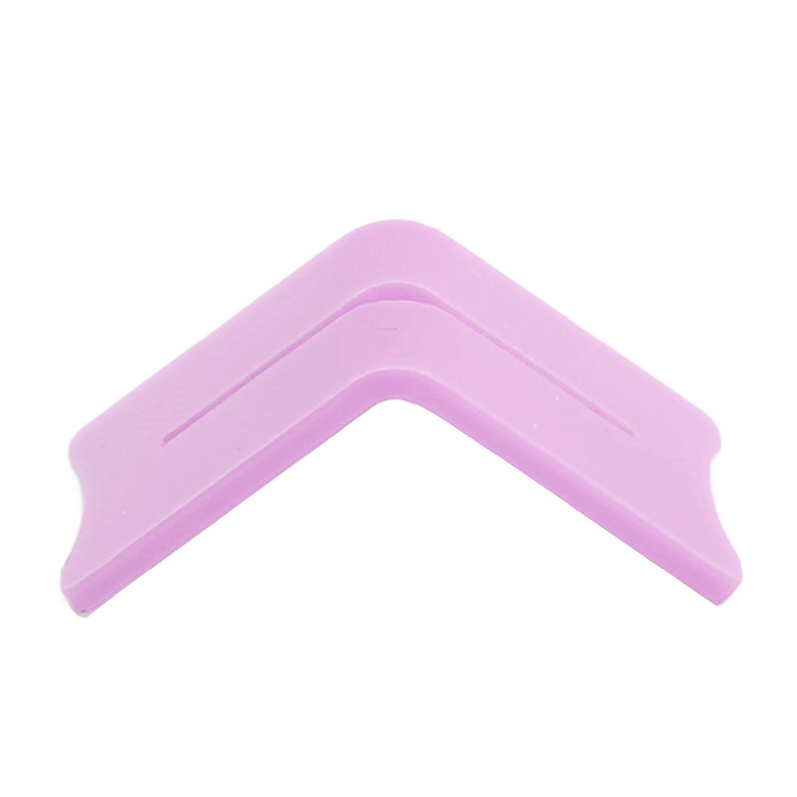 Photo Holder, High Durability Acrylic Photo Holder Decorative Reusable V Shape Stable for Dorm (Purple)