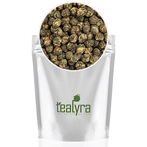Tealyra - Black Dragon Pearls - Yunnan Special Black Tea - Loose Leaf Tea - Premium Tea - Bold Caffeine - Organically Grown - 110g (4-ounce)