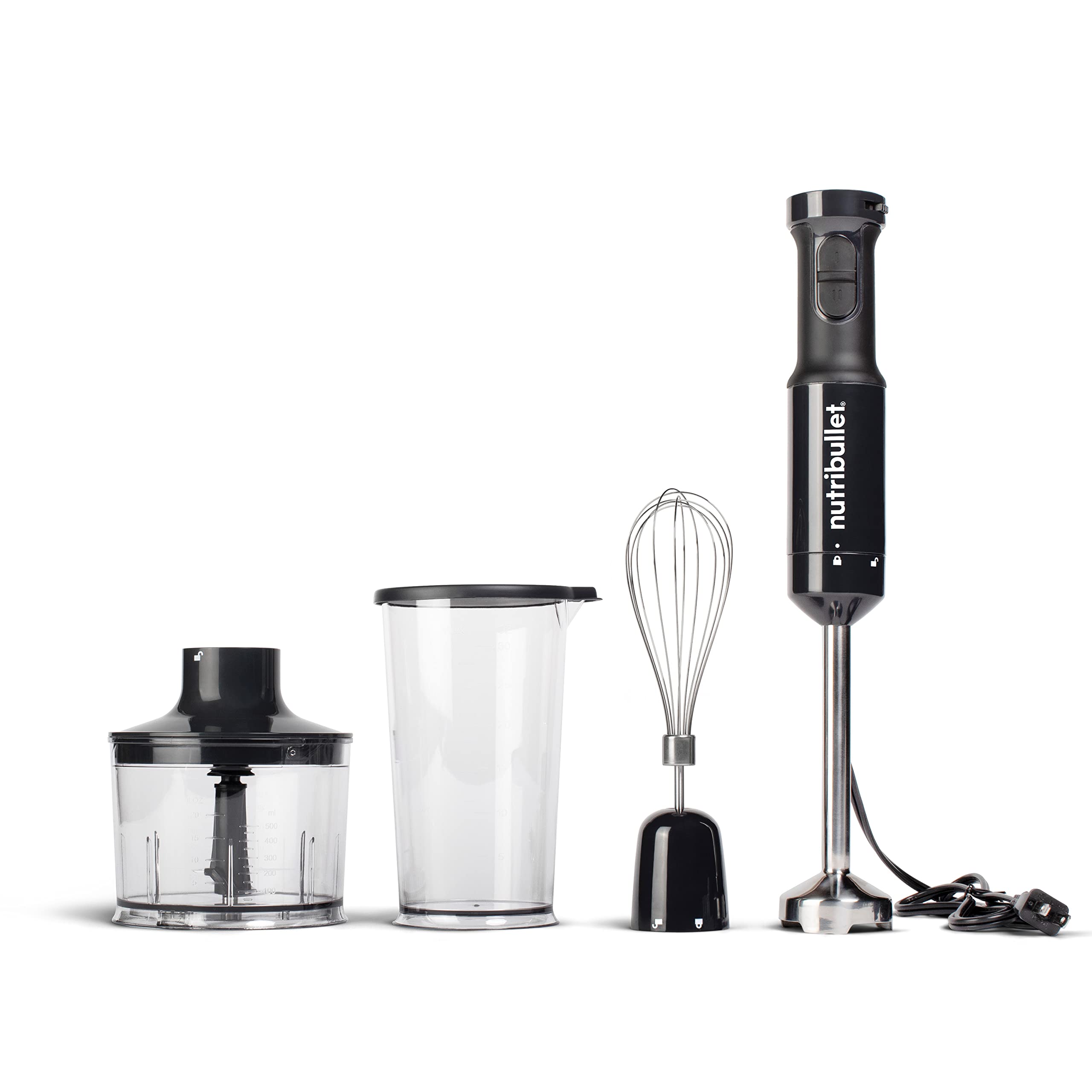 nutribullet EveryGrain Cooker, 11"D x 11"W x 9"H & Immersion Blender – Deluxe Set