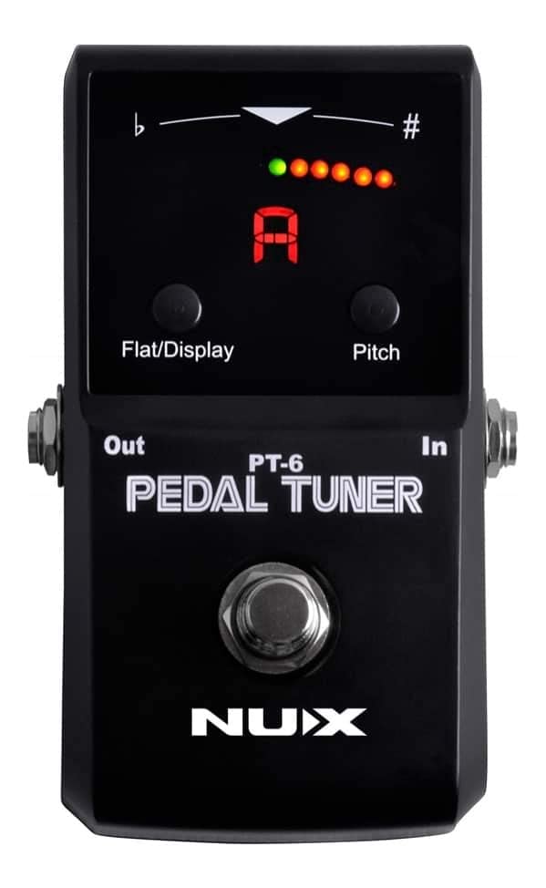 NUX PT-6 Guitar/Bass Pedal Tuner Chromatic Tuning Mode True Bypass