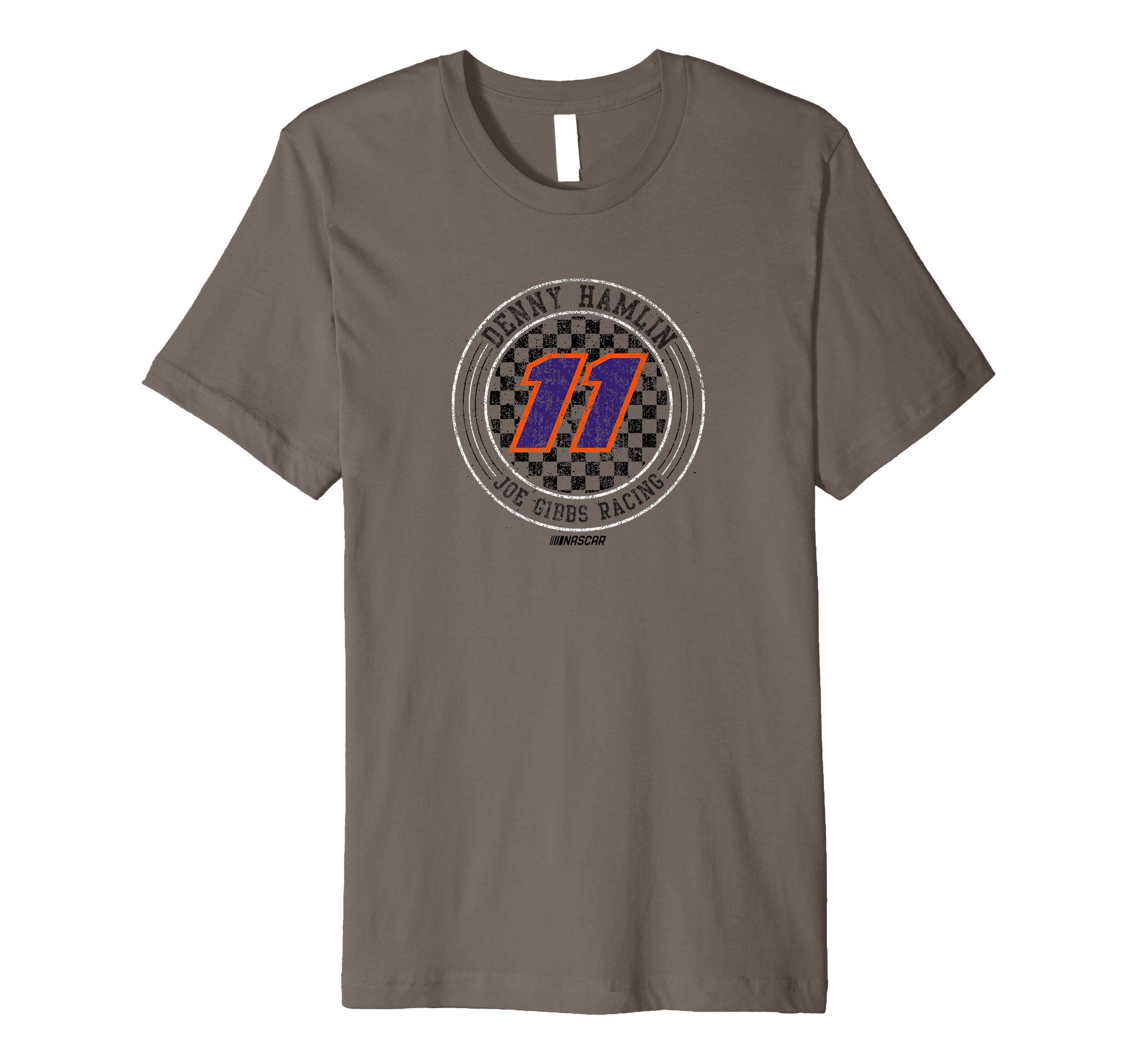 NASCAR - Denny Hamlin - Checkered Circle Premium T-Shirt