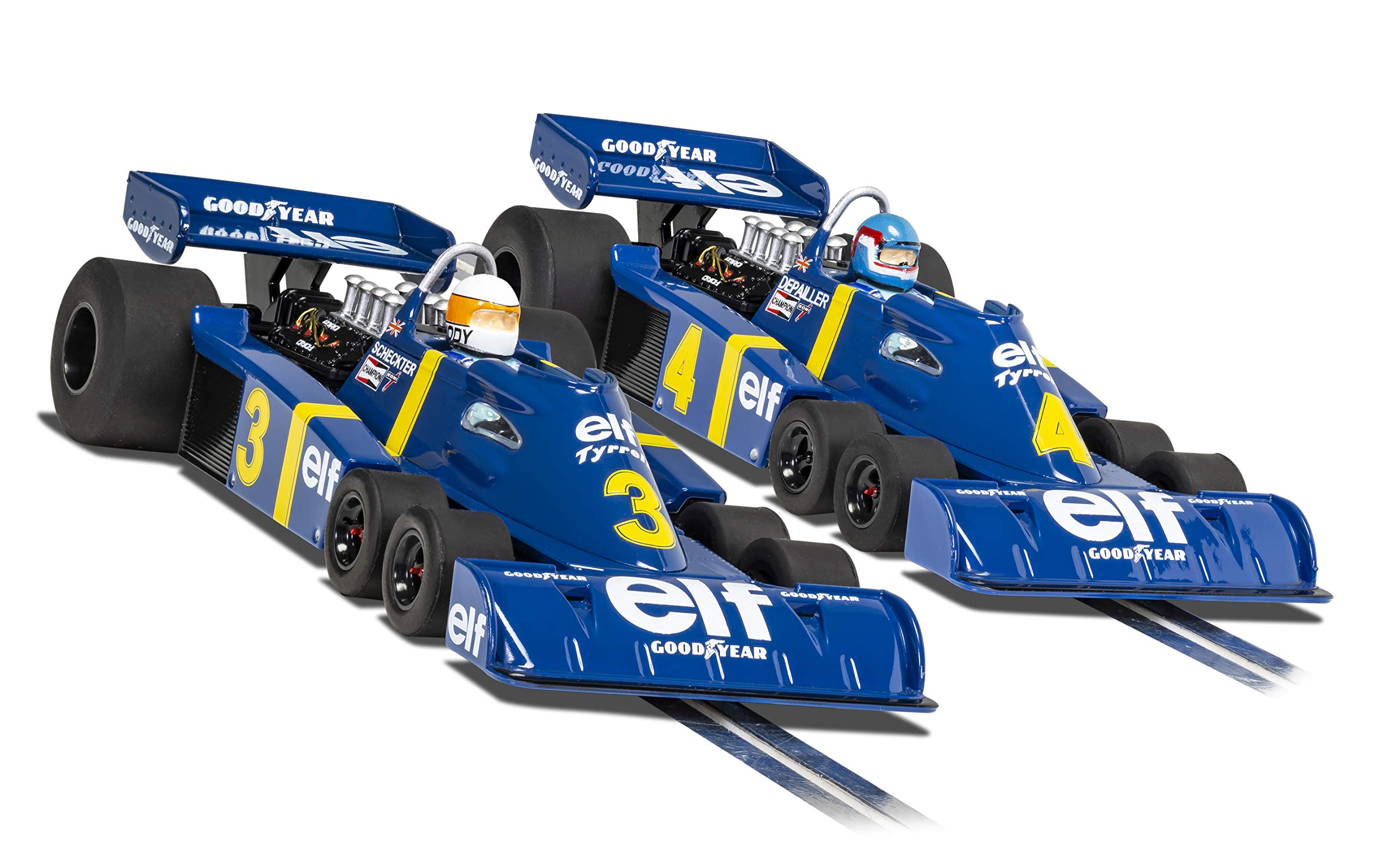 Scalextric Tyrell P-34 Swedish Grand Prix 1976 1:32 Limited Edition Twin Pack Slot Race Car Box Set C4084A