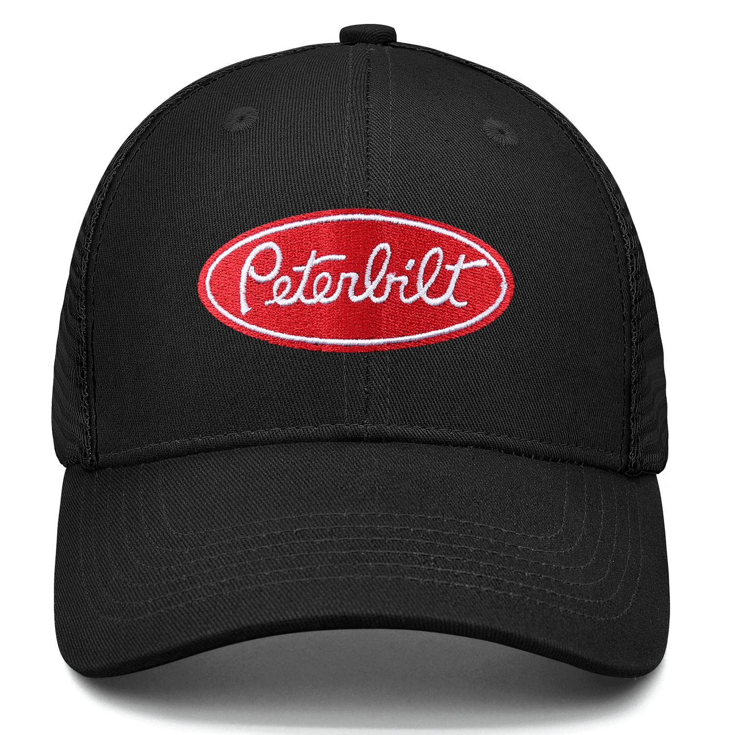 Univeins Embroidered Trucker Hats for Mens Hat Snapback Hat Baseball Cap Adjustable Dad Hats for Men Women Black
