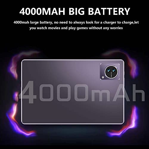 SHMIZZ Dual Card 10.1 Inch Smart Tablet, Android 5.1 Operating System,2G+32G Call Game Dual Camera HD Display,GPS Navigation & FM Radio,4000mAh Large Capacity Battery,Best Gifts (Purple)