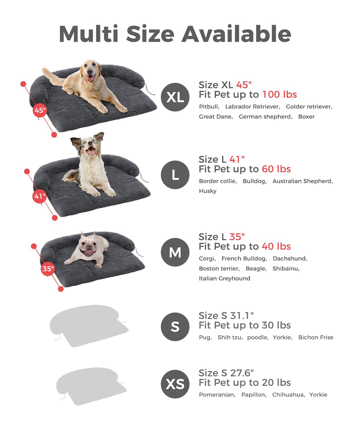 MUTTROS Modular Dog Couch, Human Dog Bed (Camel & Dark Grey 2XL Bundle