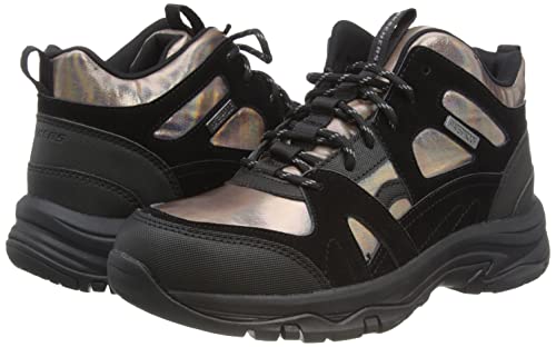 Skechers Womens Trego Brilliant Hue Black Hiking Boots Boots 8