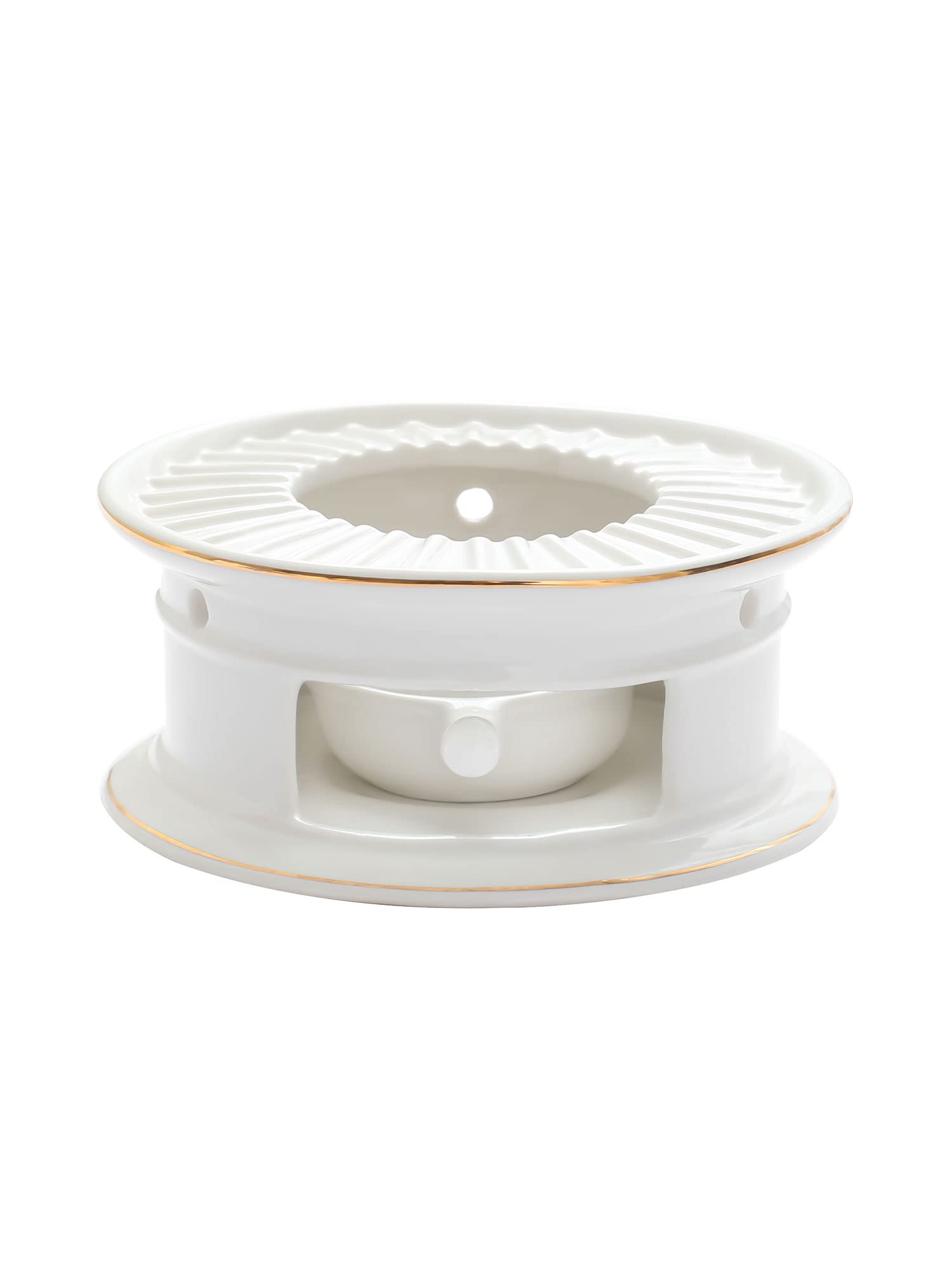 Teapot Warmers Ceramic Teapot Warmer Coffee and Milk Tea Warmer Tea Set(with Candle Hold)