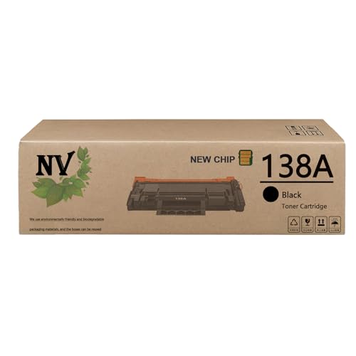 NVPRINT 138A Black Toner Cartridge with Update New Chip Remanufactured Replacement for Pro 3001dwe 3001dw Pro MFP 3101 fdwe 3101fdw W1380A(1-Pack)