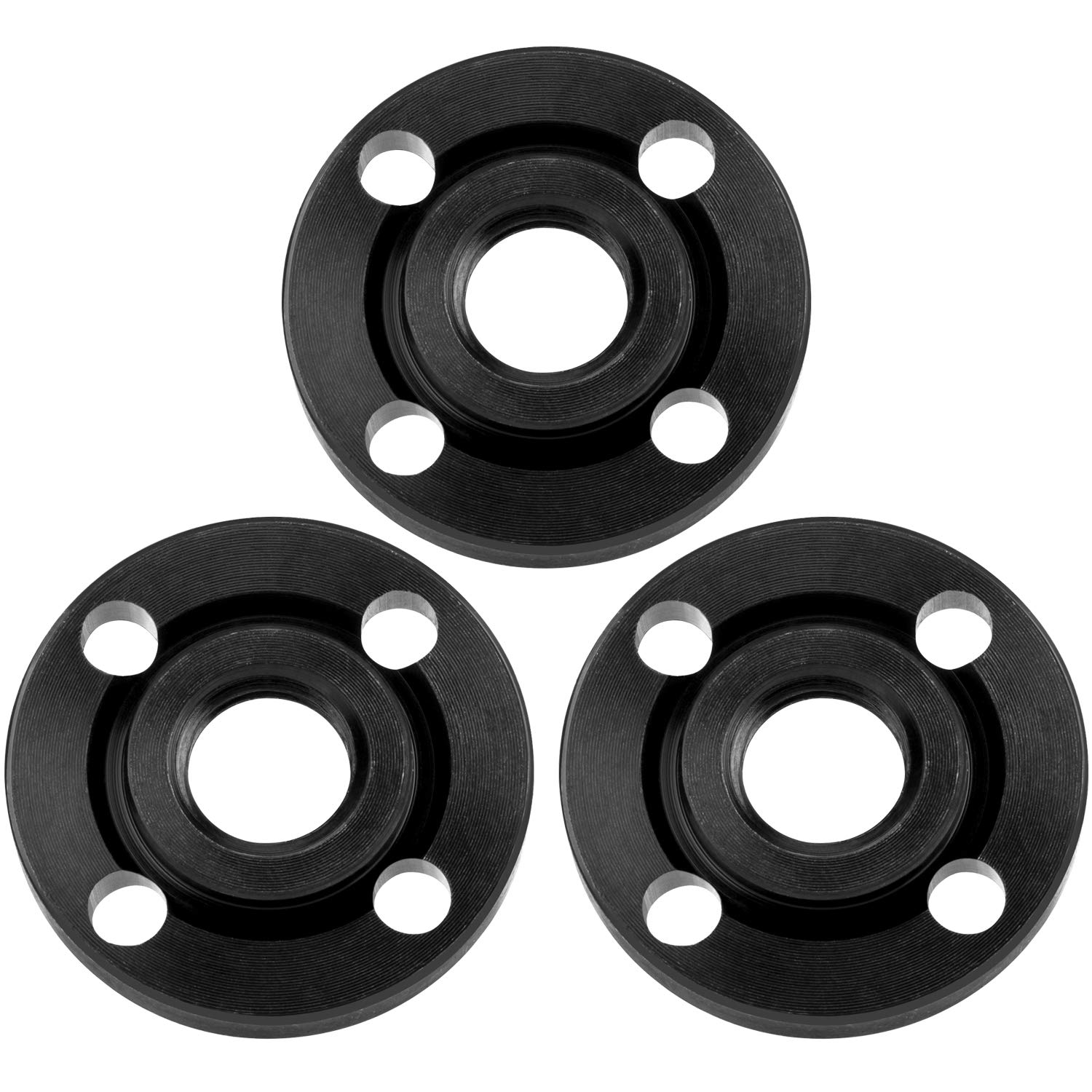 OIIKI 3 Pack Angle Grinder Outer Lock Flange Nut, 5/8"-11 Fits All 4-1/2"