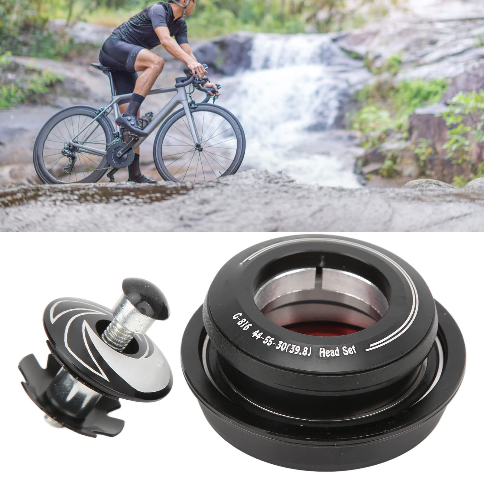 Threadless Headset, Lightweight Bearings Headset Anti Rust Durable for Mountain Bike for Road Bike